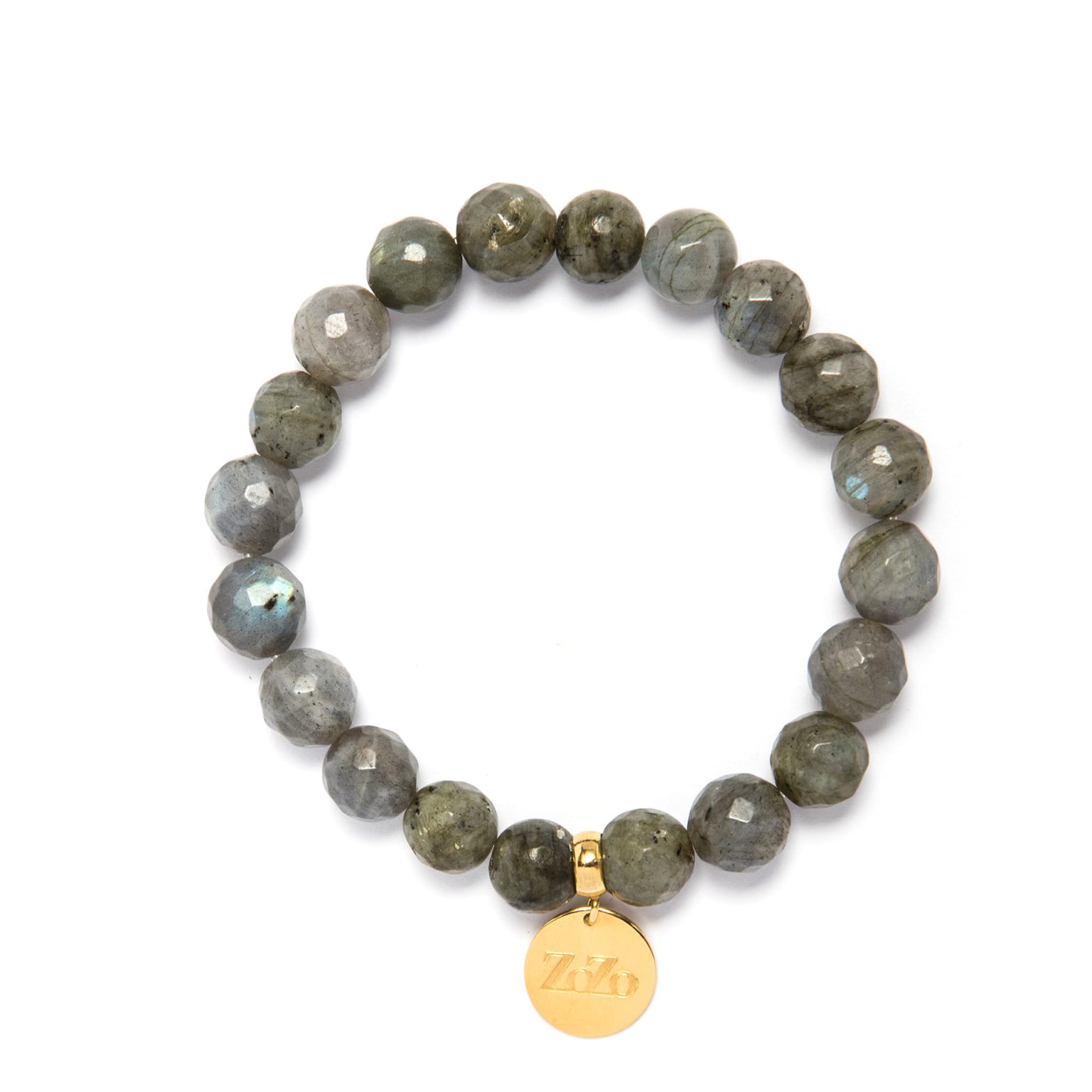 Zestaw 3 bransoletek z blaszką z logo ZoZo Design z kamieni naturalnych ...